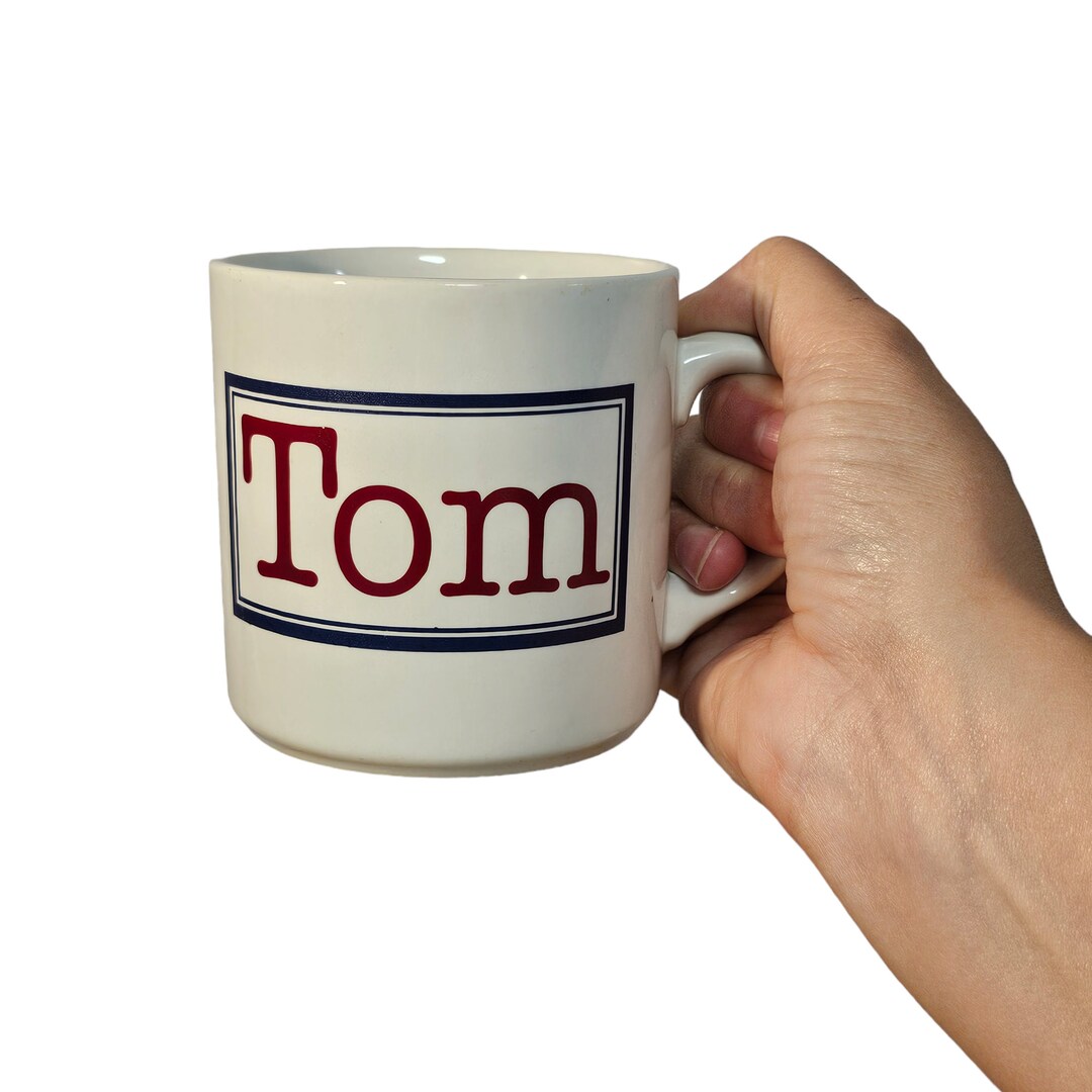 Vintage Doug Wilson Houze "tom With A Capital T" Ceramic Coffee Mug - Etsy