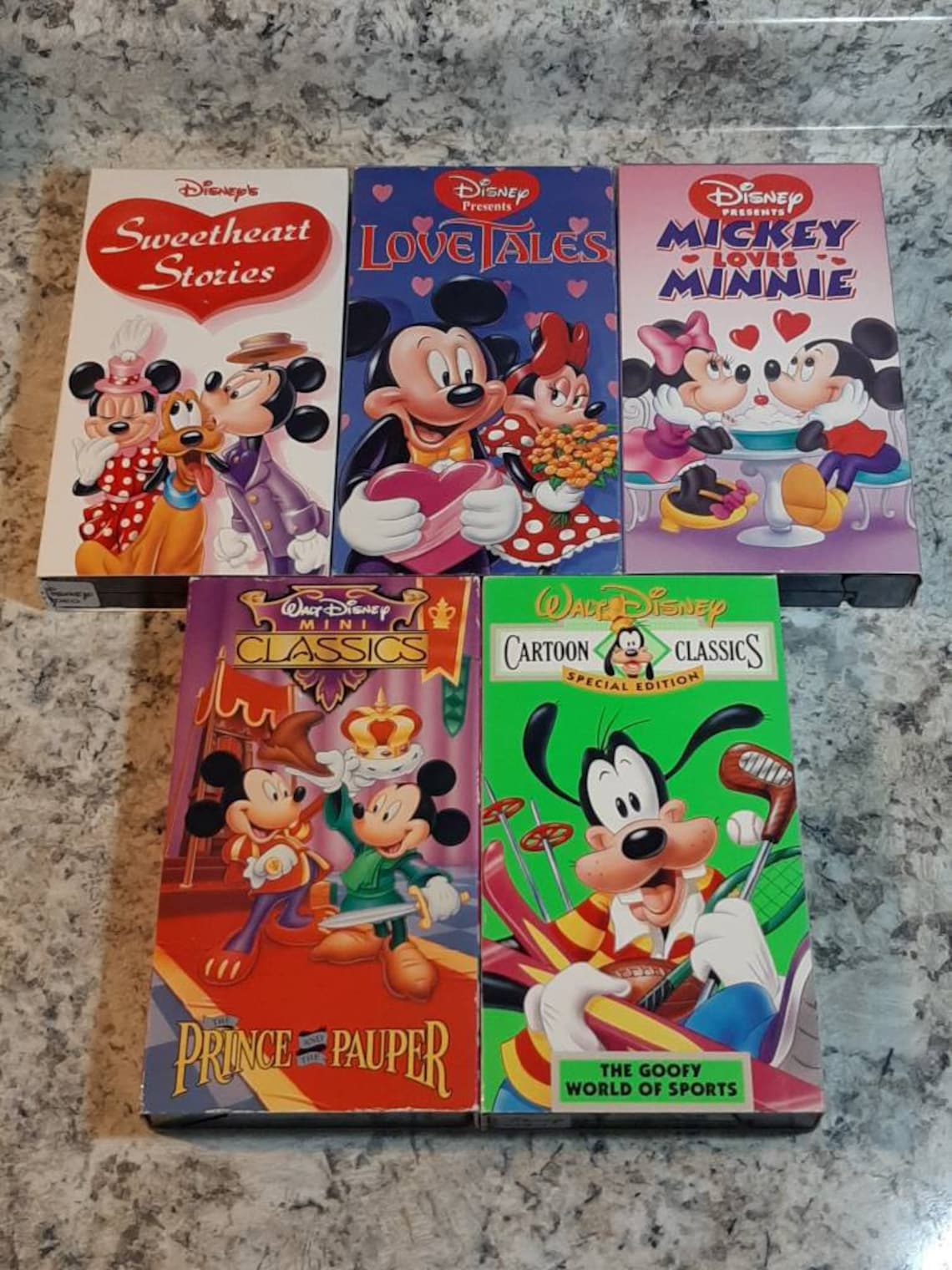Vintage Disney Mickey Mouse & Minnie Mouse VHS | Etsy