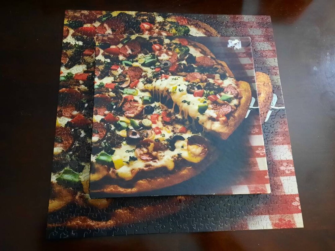 Vintage Springbok Pizza Puzzle - Etsy