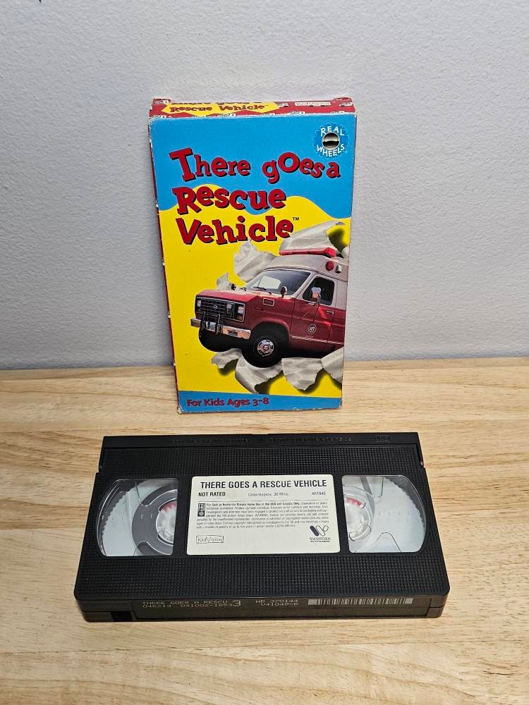 Vintage 90's Kid Vision Real Wheels There Goes A... VHS Tape Lot of 5 ...