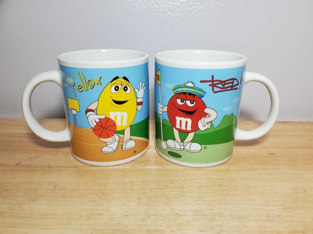 Vintage 2002 M&ms Mars Candy Coffee Mugs - Etsy