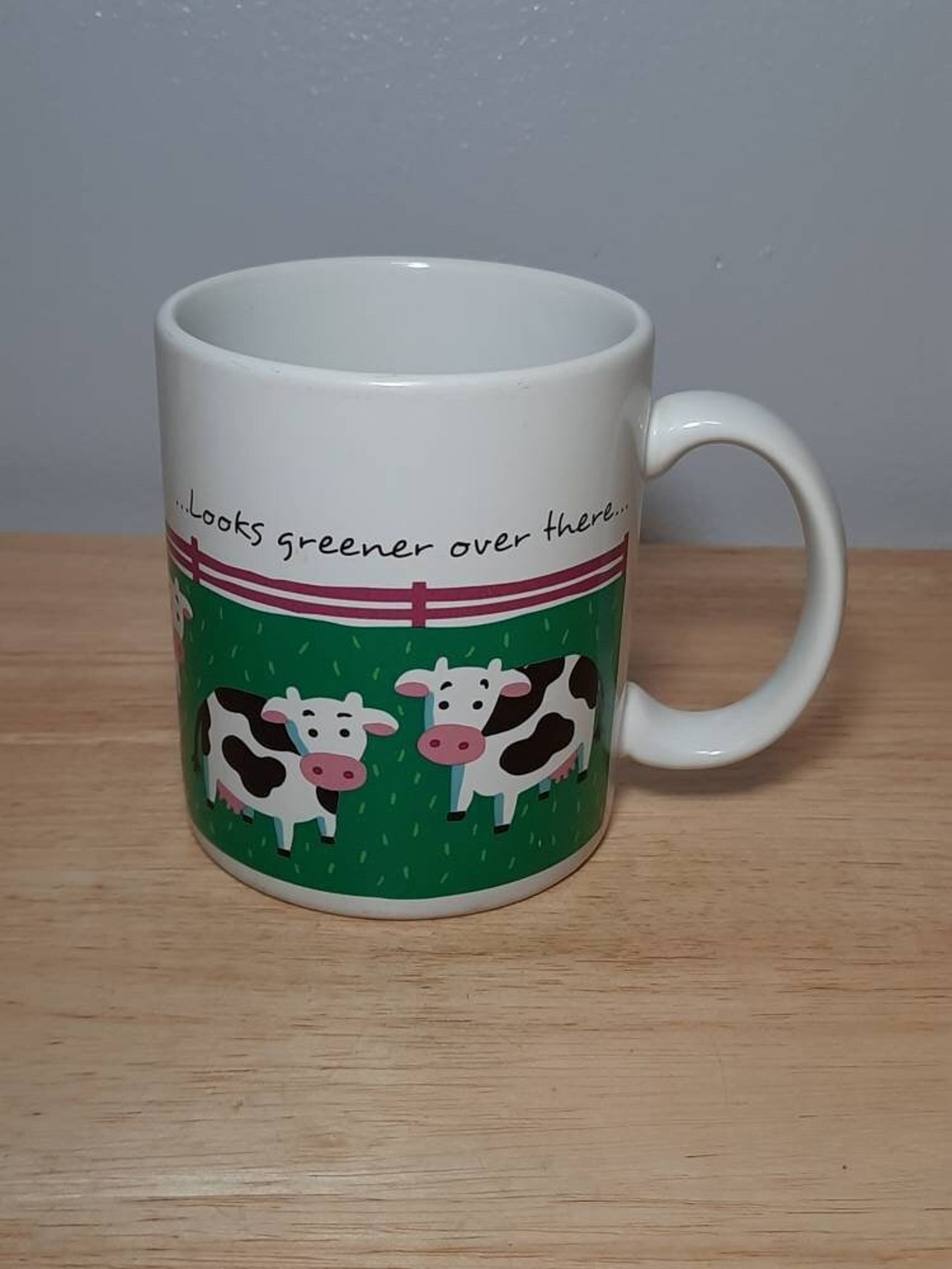 Vintage Hallmark Cow Mug - Etsy