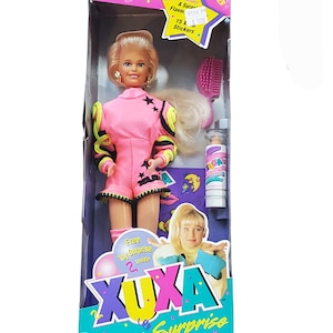Vintage 1993 Roseart Xuxa Superstar Surprise Doll NIB - Etsy