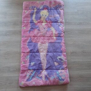 Vintage 1996 Barbie Ballerina Sleeping Bag Etsy Australia