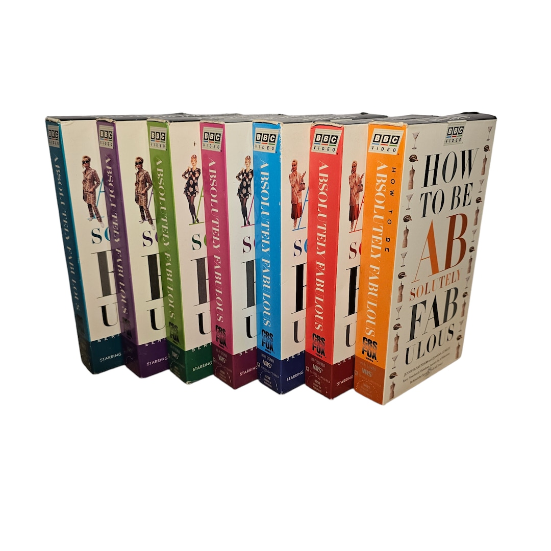 Vintage BBC Absolutely Fabulous VHS Tape Set - Etsy