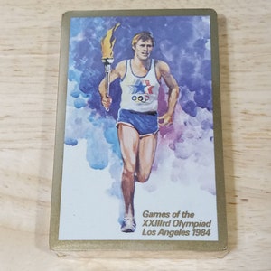 Vintage 1984 Olympics Gold Playing Cards - Etsy