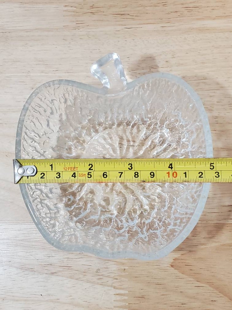 Vintage Covetro Italian Apple Shaped Glass Bowls - Etsy