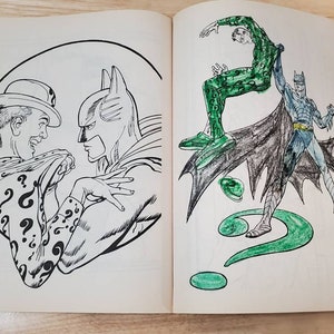 Vintage 1995 Batman Forever Coloring Book - Etsy