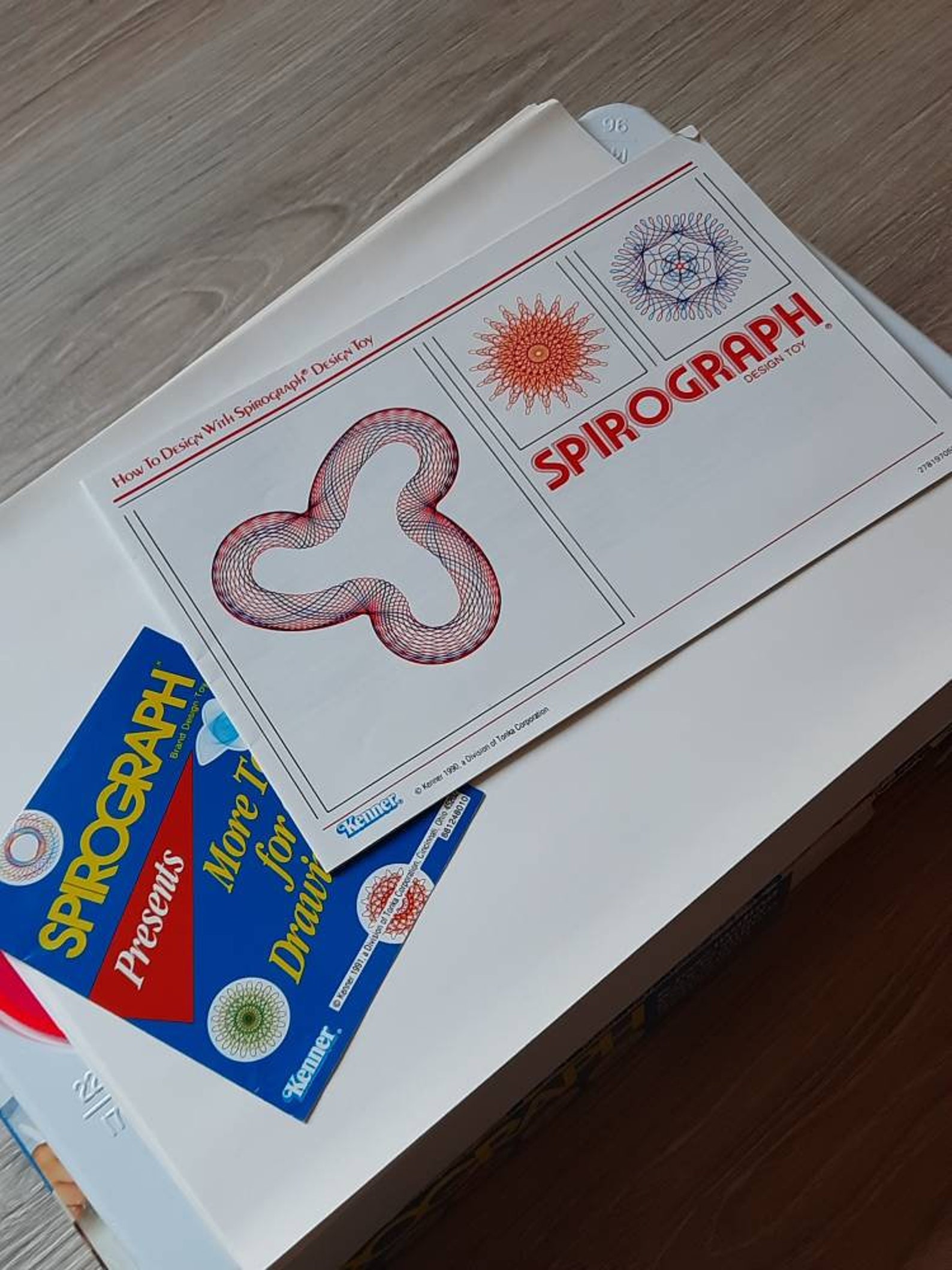 Vintage 1986 Kenner Spirograph Stencil Set - Etsy