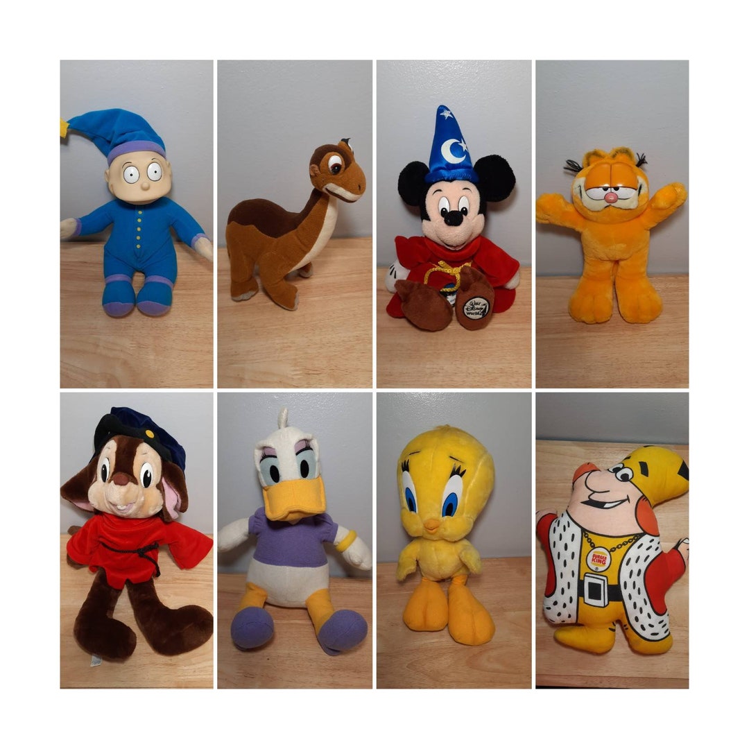 Vintage Plush Stuffed Animals - Etsy