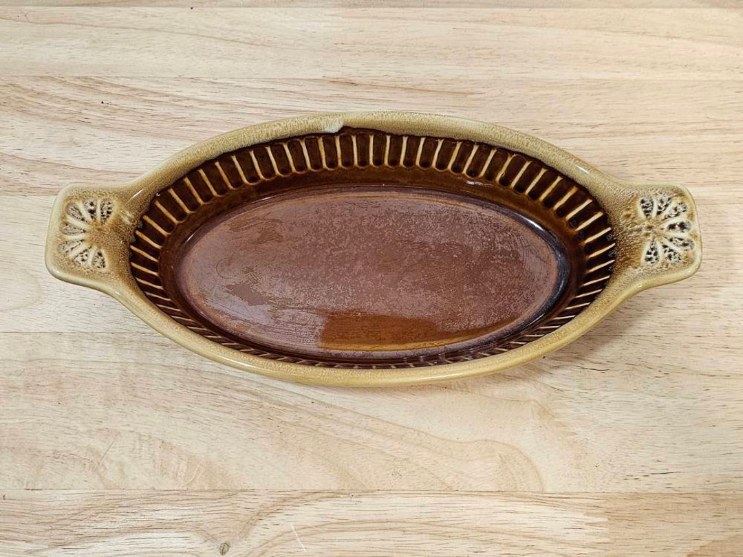Vintage Rego Pottery Augratin Bakeware Dish - Etsy