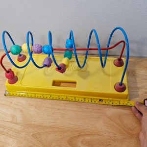 Vintage 1989 Playskool Busy Beads Maze Activity Center - Etsy