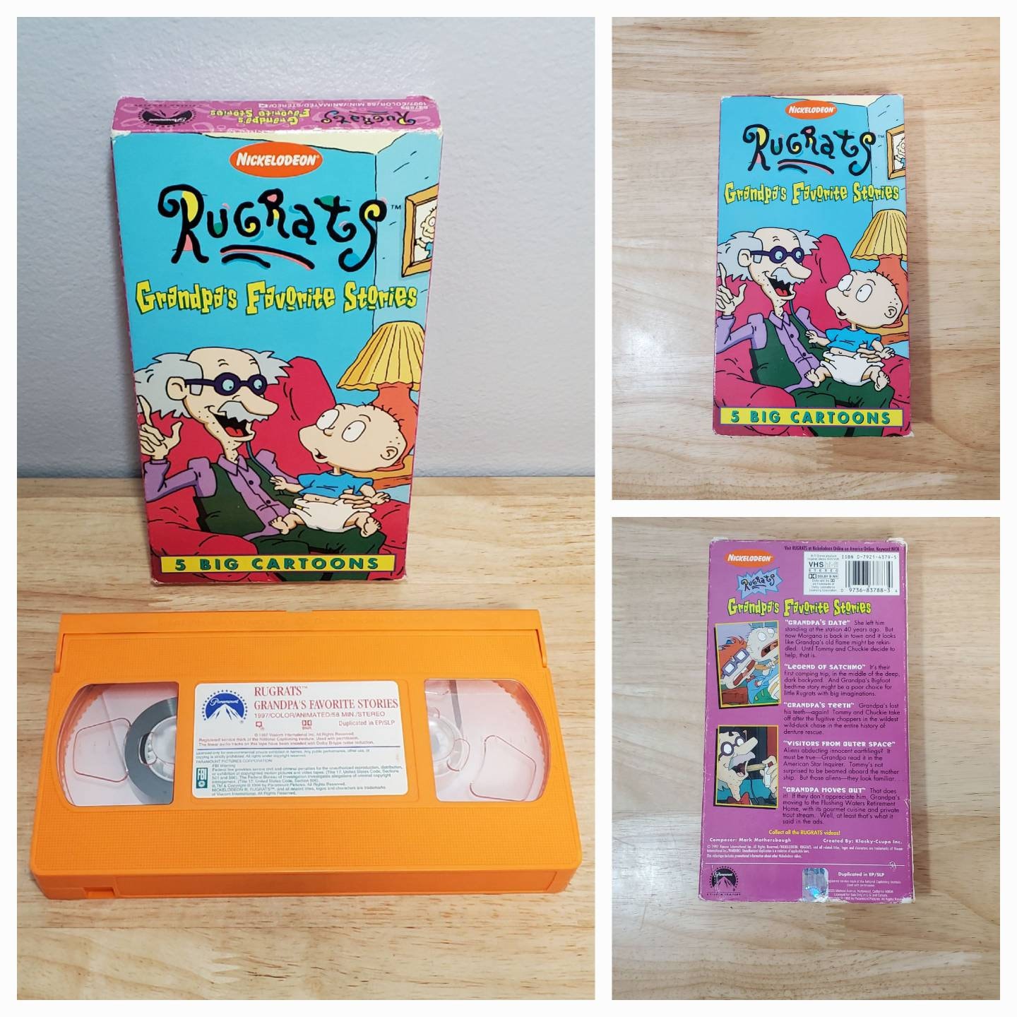 Rugrats Grandpas Favorite Stories Vhs