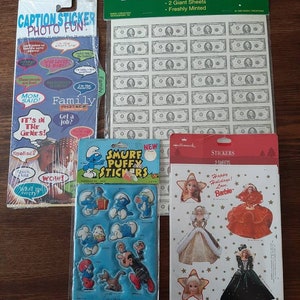 Vintage Stickers *sold Separately* - Etsy