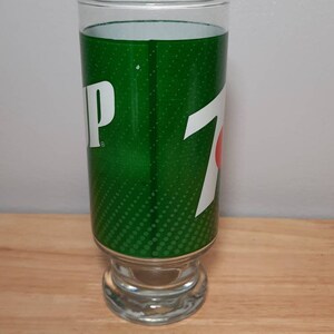 Vintage 7UP Glass Tumbler - Etsy
