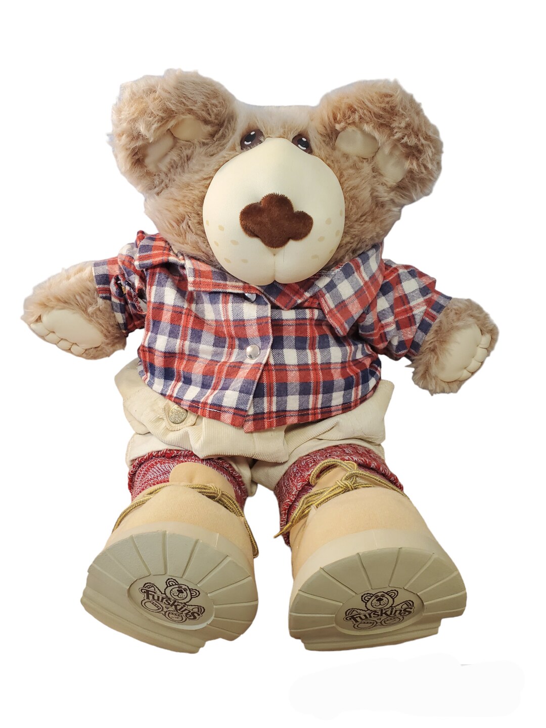 Vintage 1984 Boone Furskin Sweet Toothed Beekeeper Bear Plush Stuffed ...