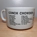Vintage Key West Conch Chowder Recipe Soup Bowl Mug - Etsy