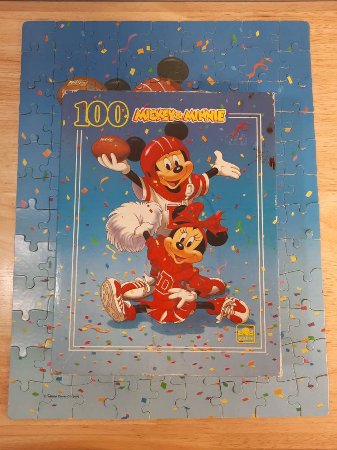 Vintage Disney Mickey Mouse Puzzle - Etsy