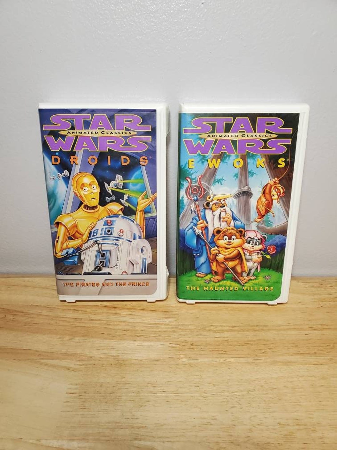 Vintage 1985 Star Wars Animated Classics VHS Tapes - Etsy