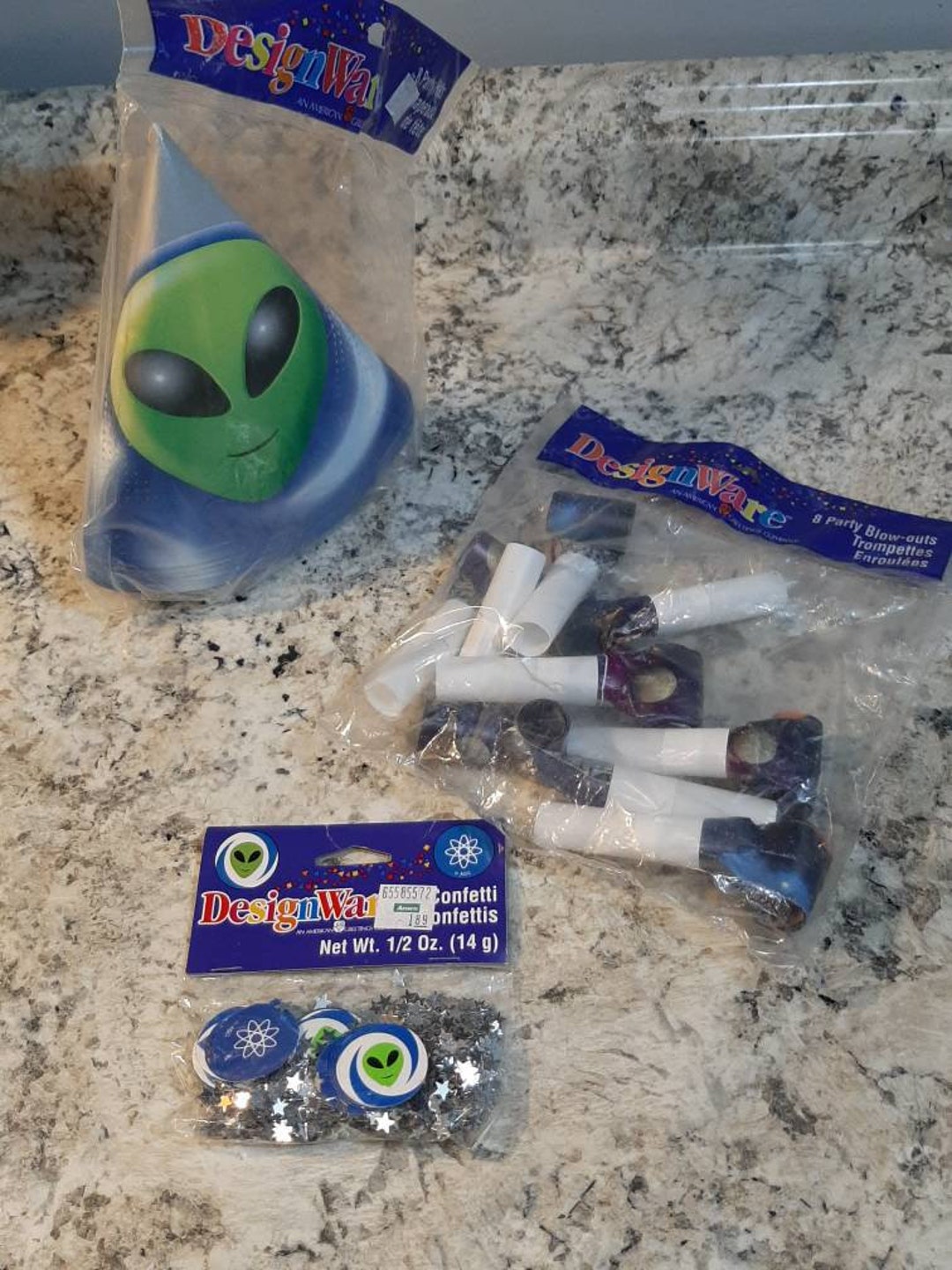 Vintage Green Alien Outerspace Party Supplies - Etsy
