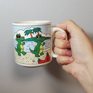 Vintage Florida Alligator Coffee Mug - Etsy