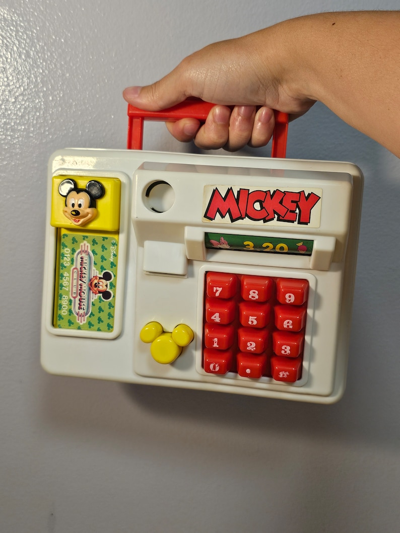 Vintage Arco Walt Disney Mickey Mouse Cash Register Toy - Etsy