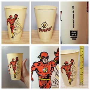 Vintage 70's DC Comics Superhero Collectible Plastic Cups - Etsy
