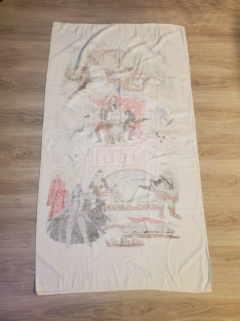 Vintage 1983 Star Wars Return of the Jedi Beach Towel - Etsy
