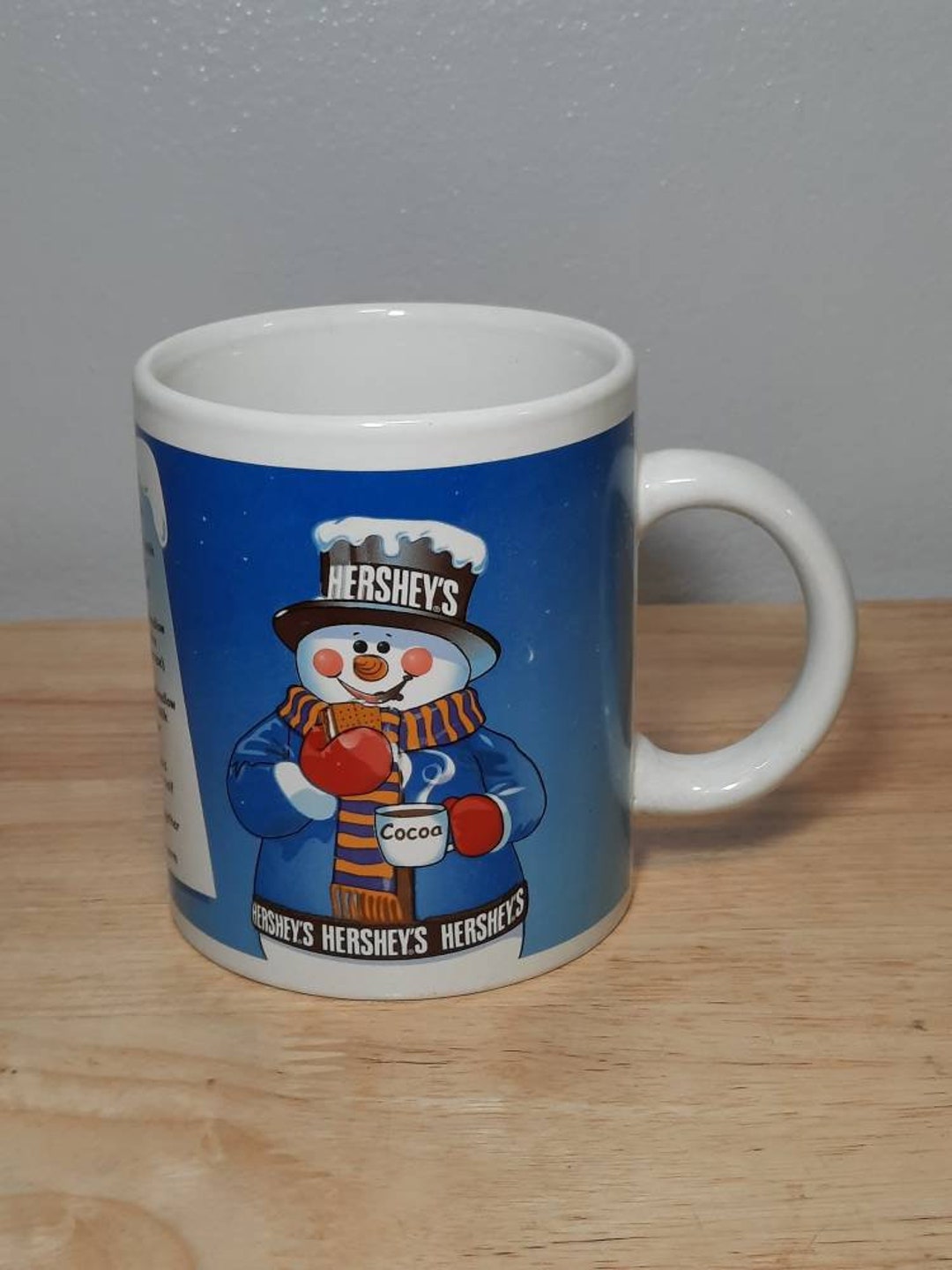 Vintage Hershey's Snowman Smores Campfire Recipe Coffee - Etsy