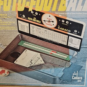 Vintage 1977 Pro Foto Football Game 100% Complete - Etsy