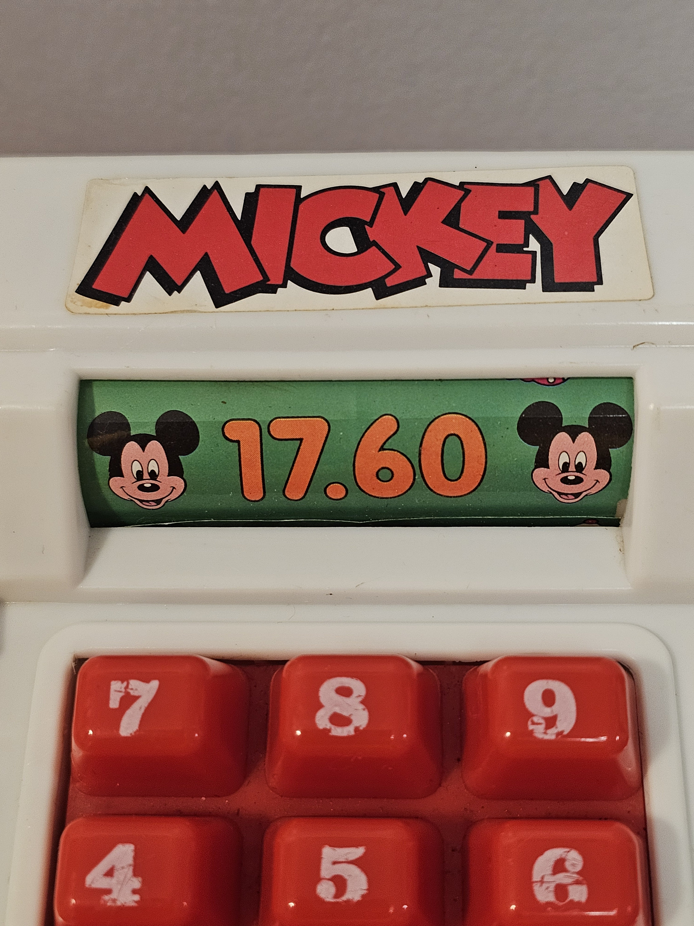 Vintage Arco Walt Disney Mickey Mouse Cash Register Toy - Etsy