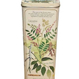 Vintage Bombay London Dry Gin Metal Tin Box - Etsy