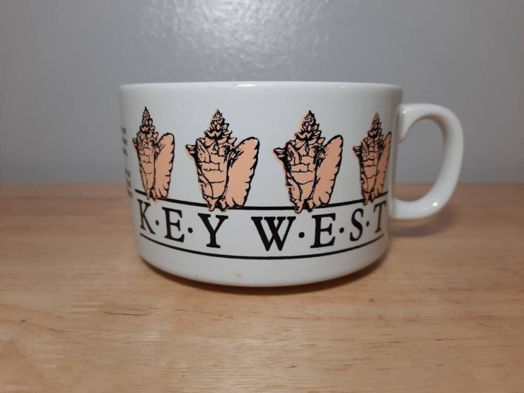 Vintage Key West Conch Chowder Recipe Soup Bowl Mug - Etsy