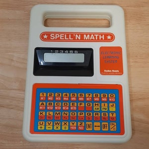 Vintage Radioshack Spell 'N Math Electronic Learning Toy - Etsy