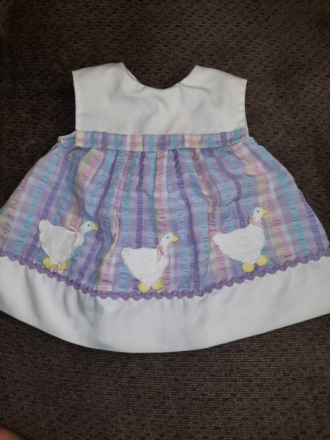 Vintage Samara Plaid Spring Dress - Etsy