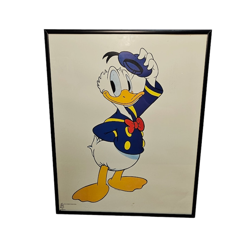 Donald Duck Poster - Etsy