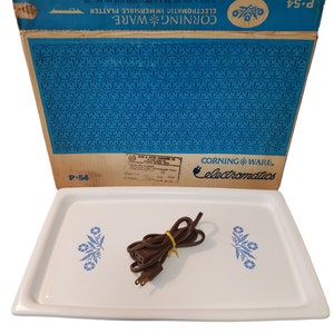 Vintage 60's Corning Ware Electromatics Cornflower Heating Immersible ...