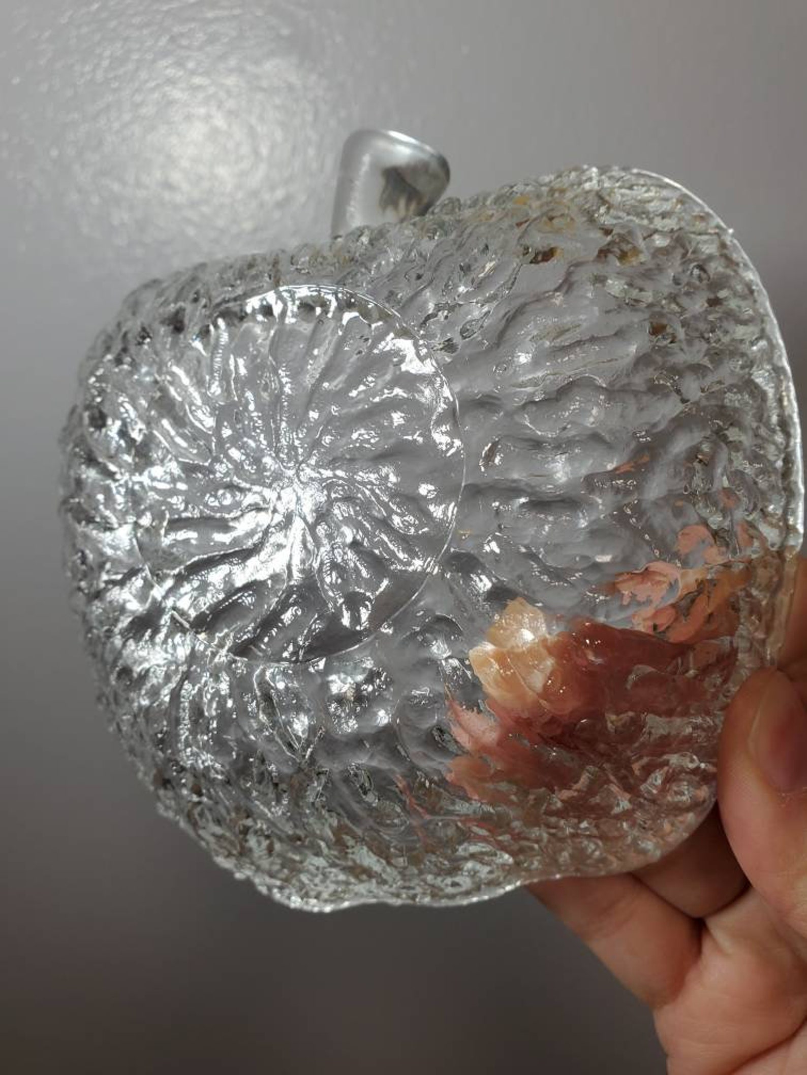 Vintage Covetro Italian Apple Shaped Glass Bowls - Etsy