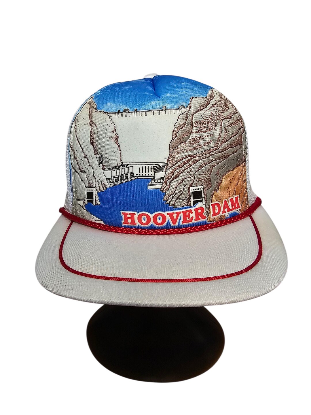 Vintage Kandi Tops Hoover Dam Mesh Trucker Snapback Hat - Etsy