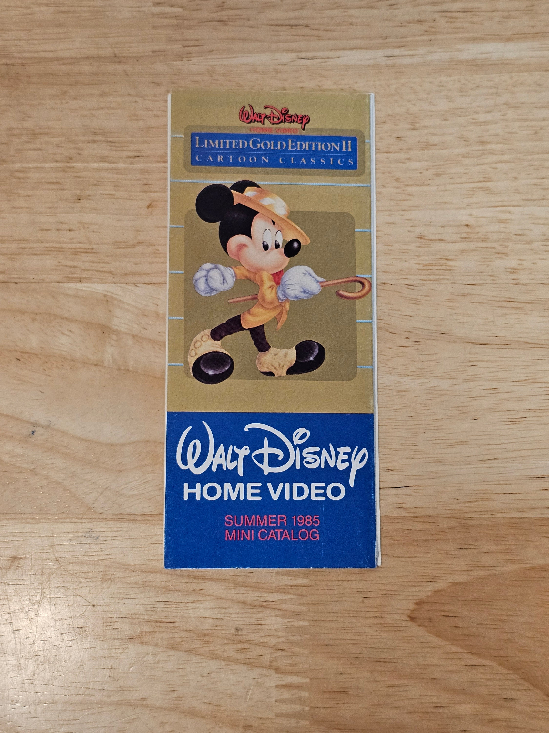 Vintage Walt Disney Home Video Summer 1985 Mini Catelog - Etsy