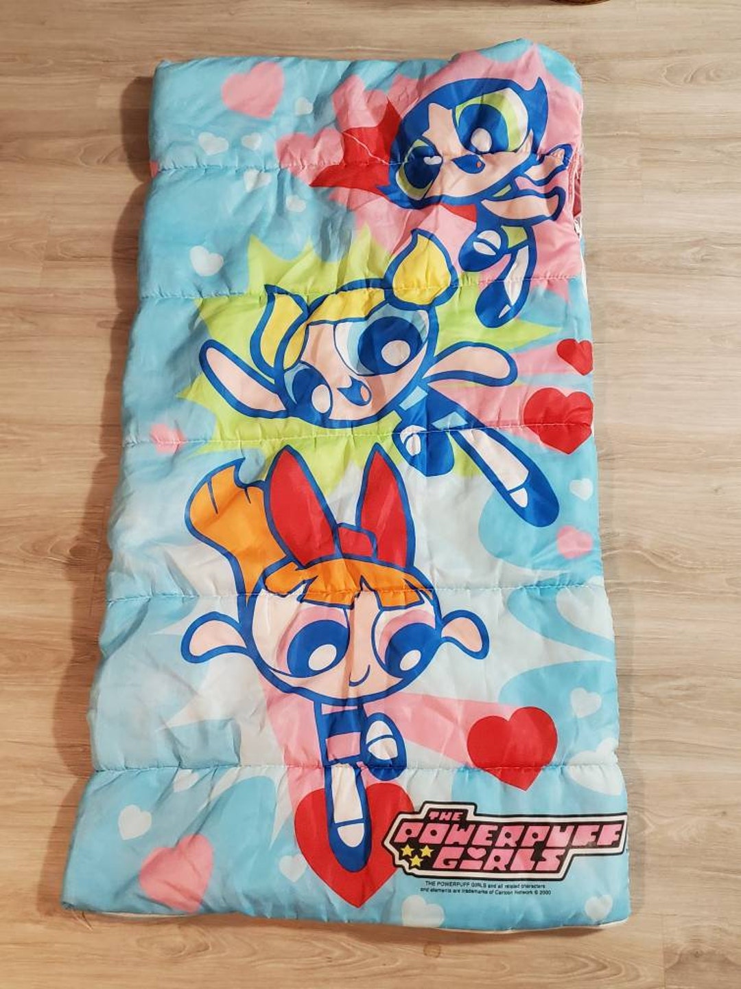 Vintage Y2K Cartoon Network Powerpuff Girls Sleeping Bag - Etsy