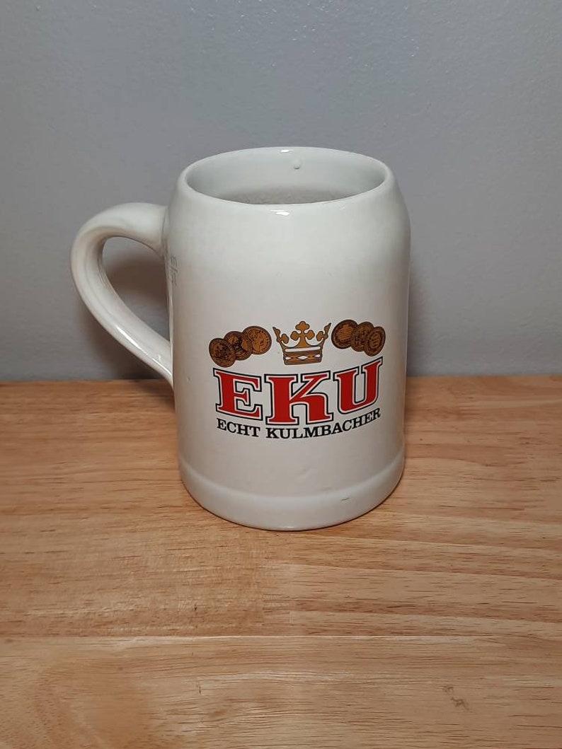 Vintage EKU Echt Kulmbacher German Beer Stein - Etsy