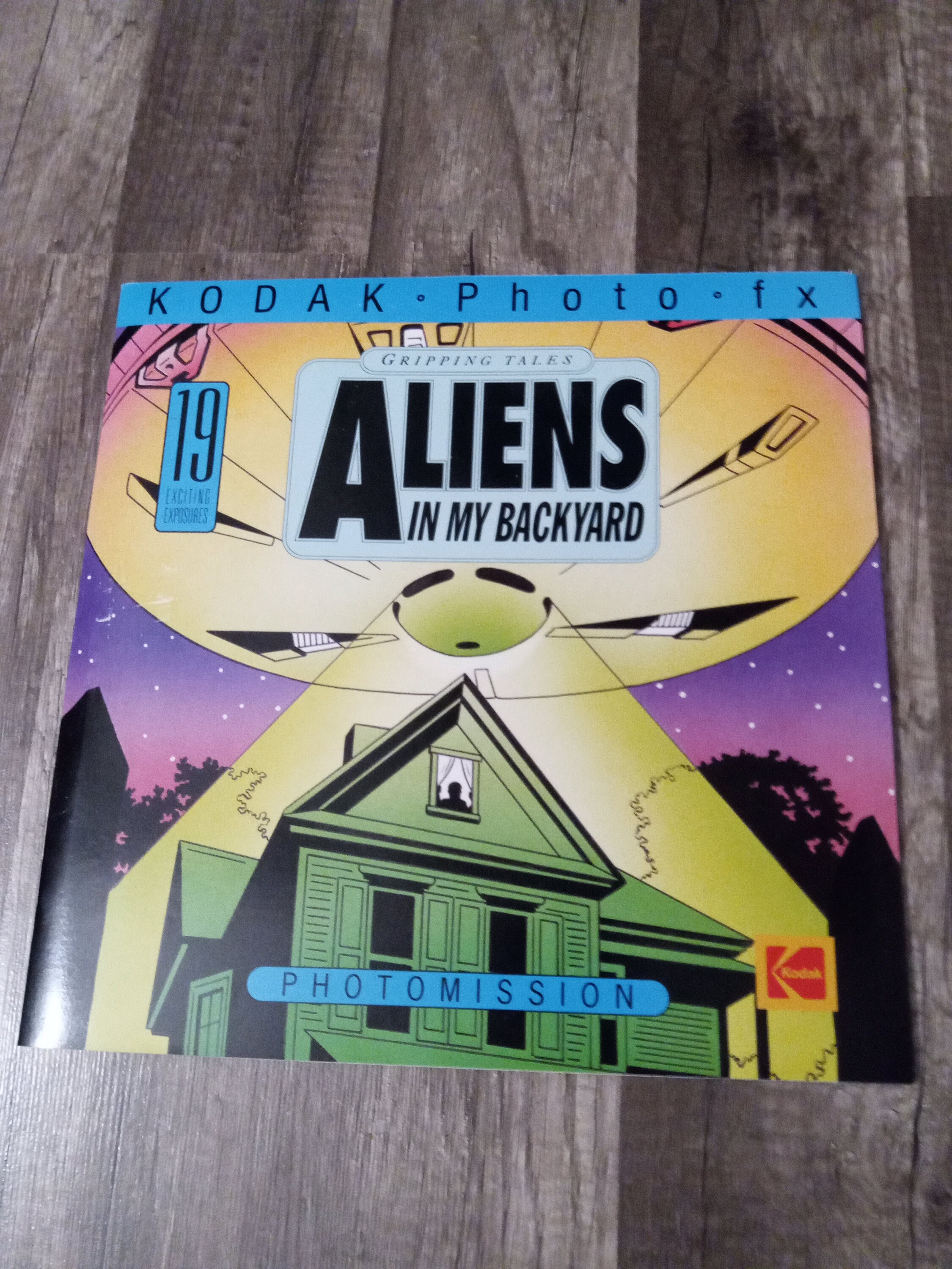 Vintage 1993 Kodak Gripping Tales Aliens in My Backyard Fx Photography ...