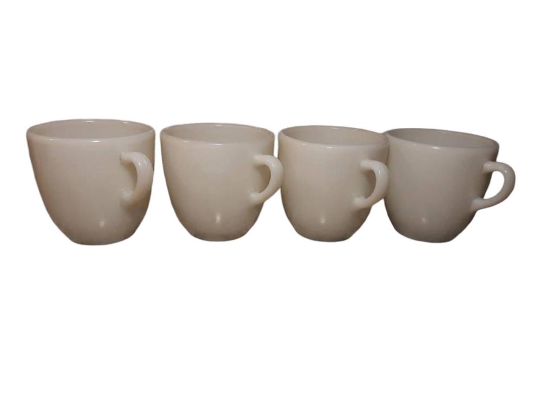 Vintage 1952 Mid Century Corning Glass Glassblower Joe Logo Milk Glass ...