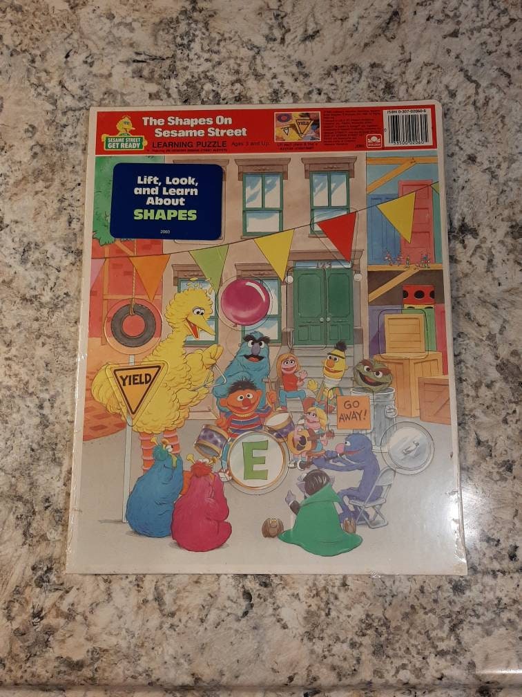 Vintage Sesame Street Learning Tray Puzzle NIP | Etsy