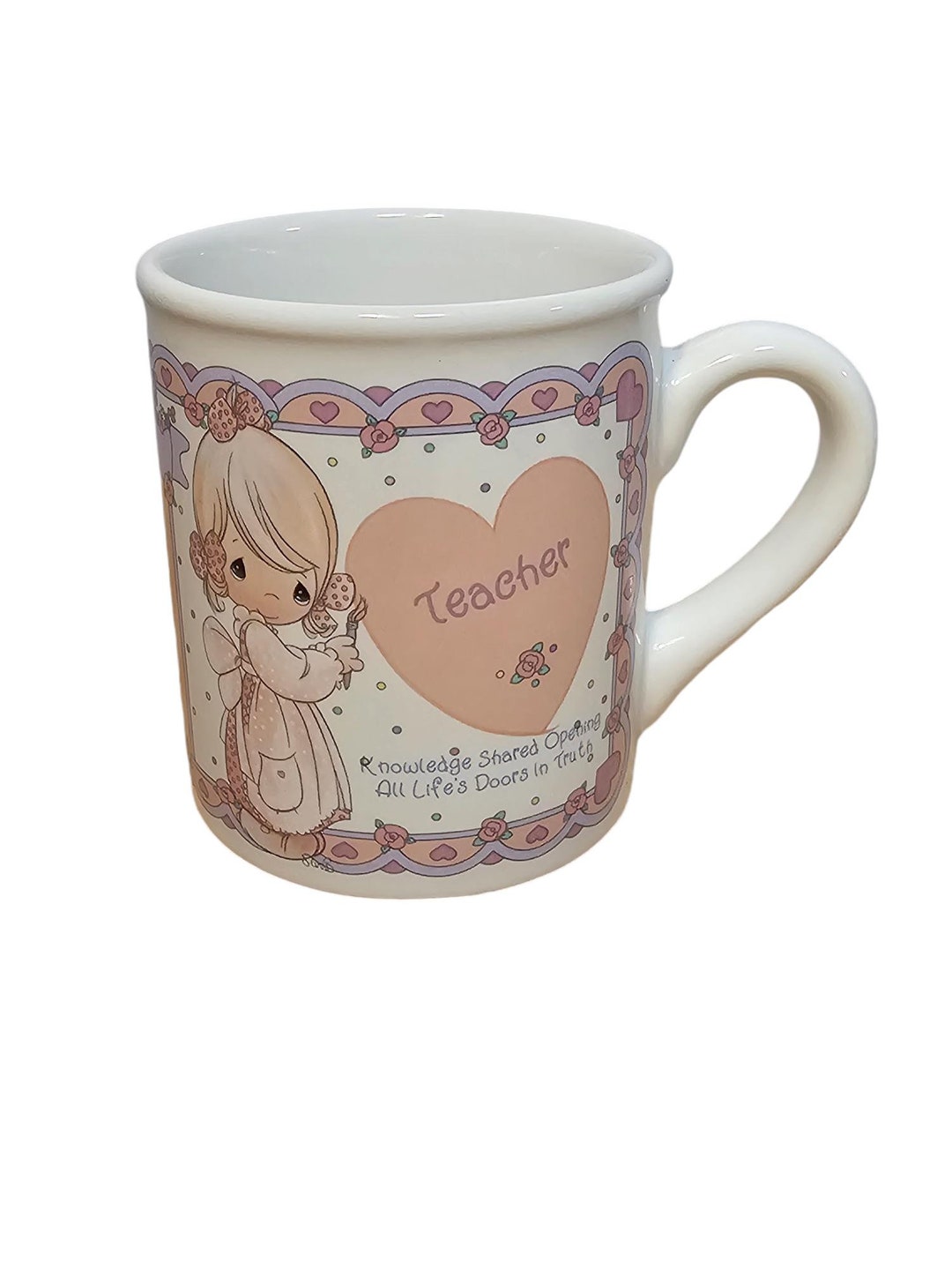 Vintage 1994 Precious Moments Teacher Coffee Mug - Etsy