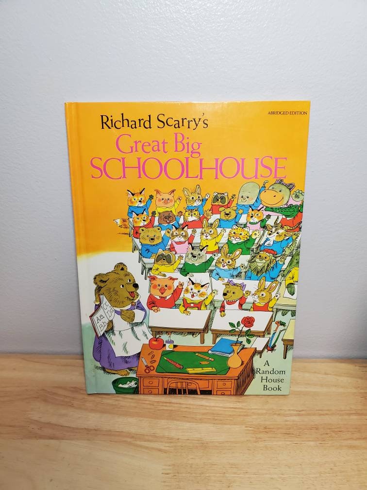 Richard Scarry's Great Big Schoolhouse Abridged Edition - Etsy