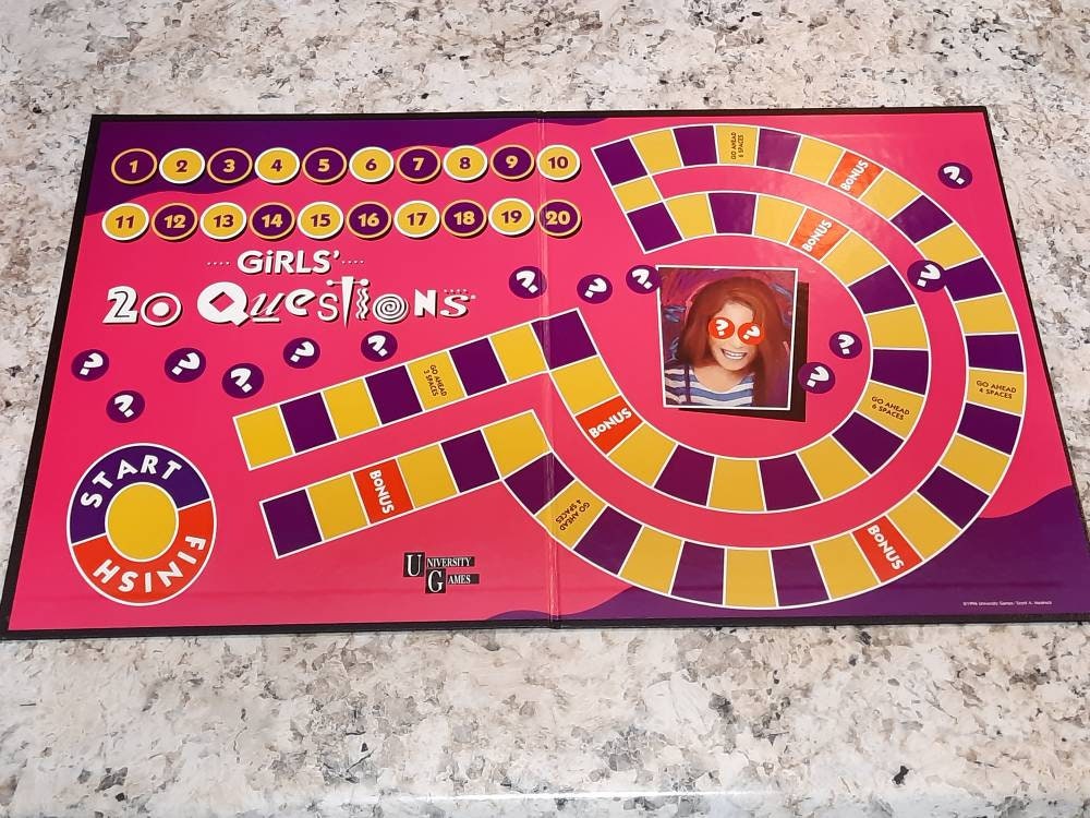 Vintage 1996 Girls 20 Questions Game - Etsy