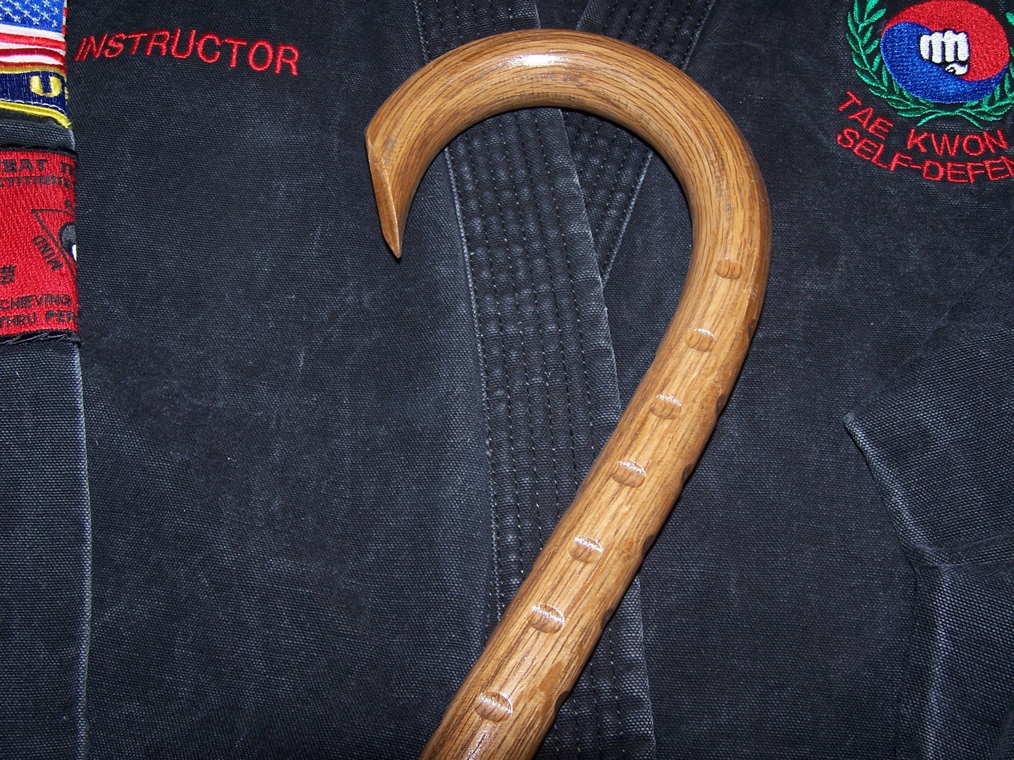 Martial Arts Training Cane, Custom Oak- Made in the U.S.A. - Etsy