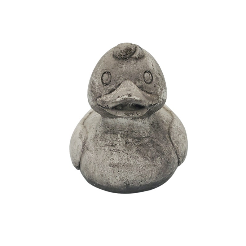 Cement Ducky Statue Duck Statue Rubber Ducky Concrete Duck - Etsy